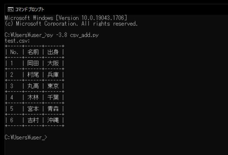 Pythonでpyexcelを用いてcsv形式のデータに行を追加する | Men of Letters（メン・オブ・レターズ） – 論理的思考/業務改善/プログラミング