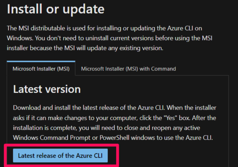 Azure CLI をインストールする（Windows 10） | Men of Letters（メン・オブ・レターズ） – 論理的思考/業務 ...